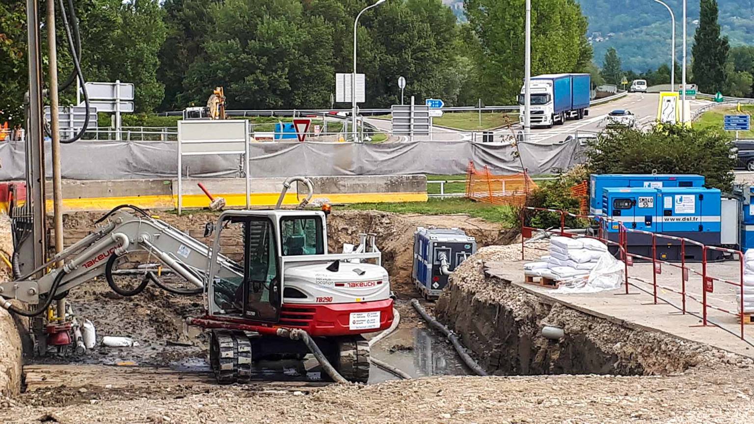 Rabattement de Nappe par Pointes Filtrantes - Delta Service Location